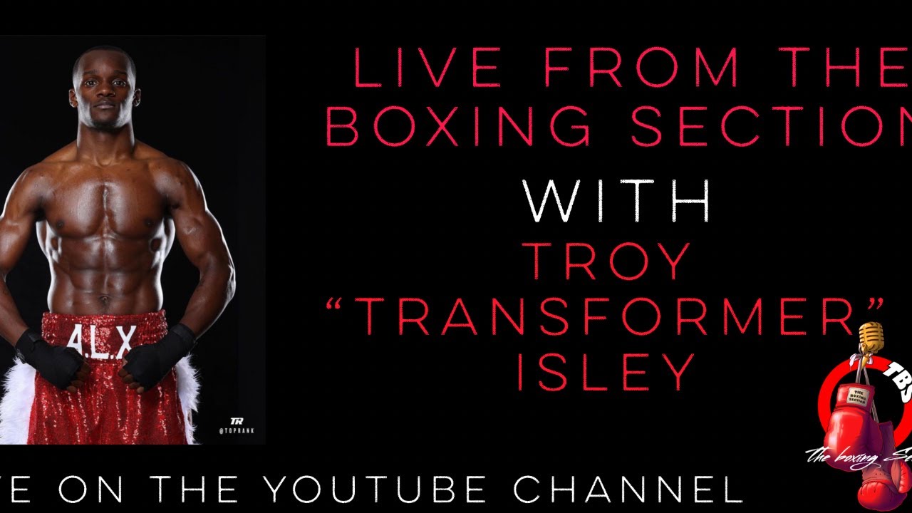 Live from the boxing section with troy isley - YouTube