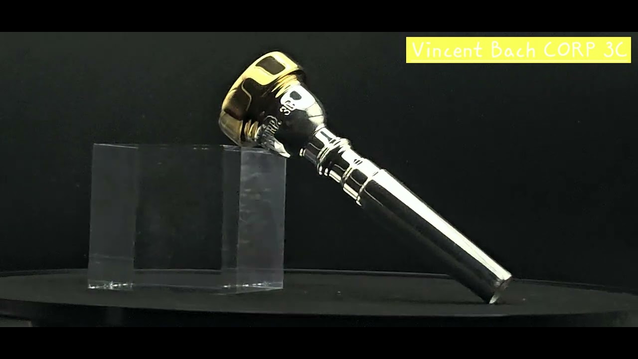 VINCENT BACH CORP. 3C trumpet mouthpiece, 24K gold plated - YouTube