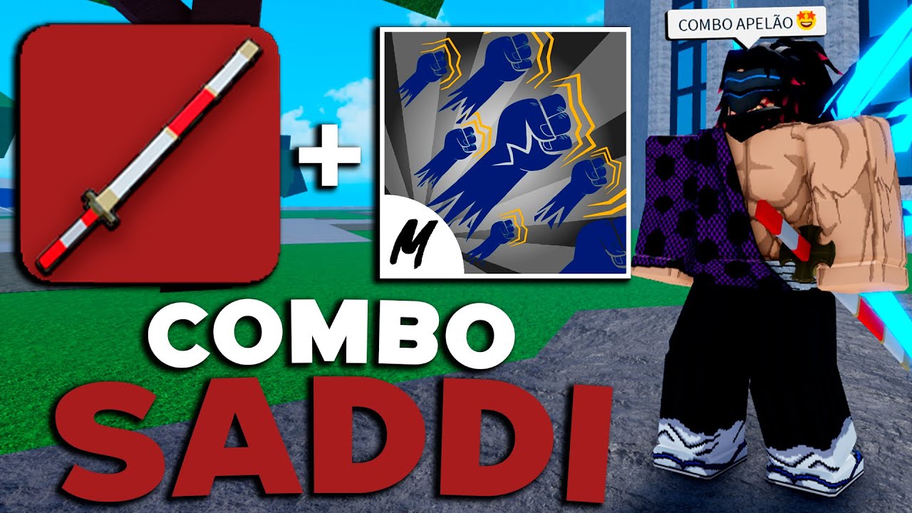 COMBO de SADDI mais RAPIDO do BLOX FRUITS 😍🔥 - YouTube