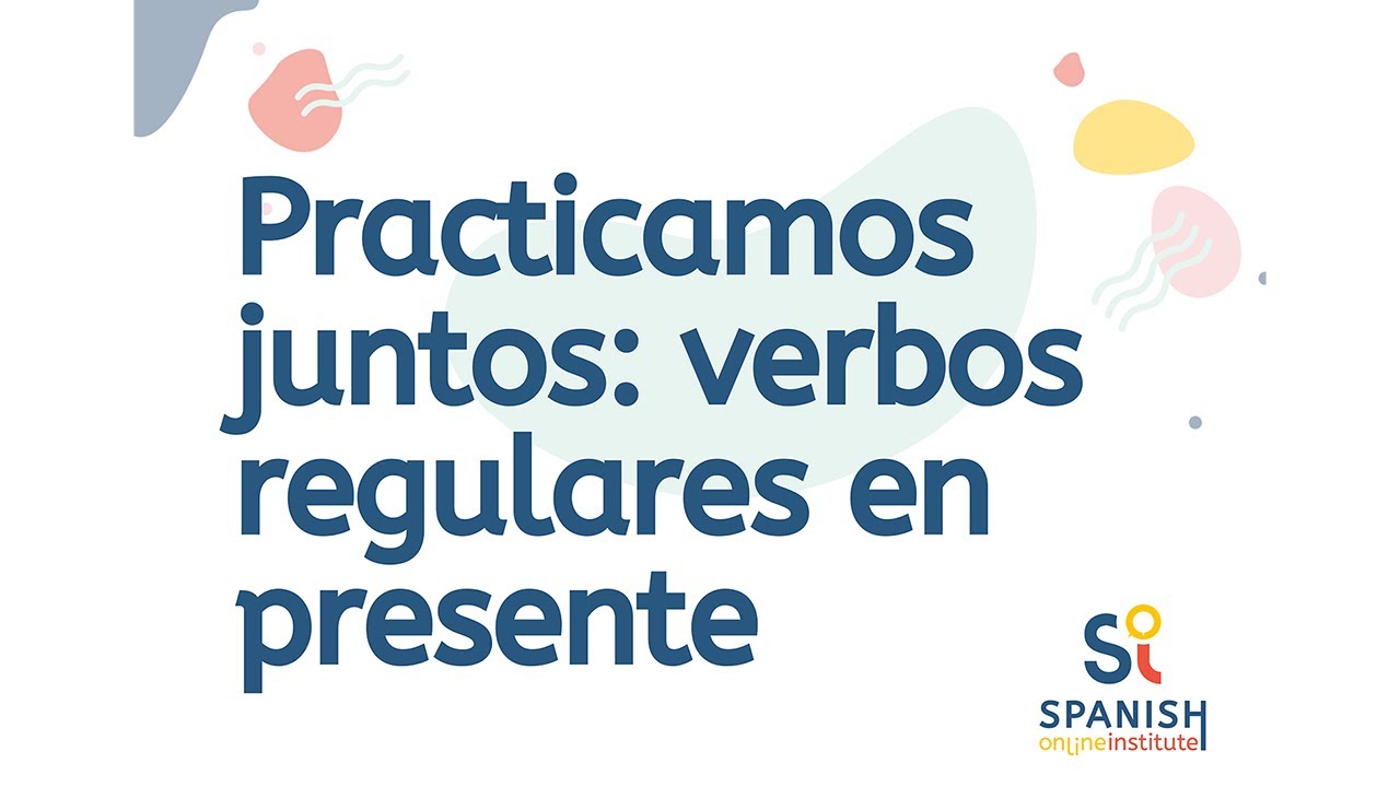 📒 ️VERBOS REGULARES EN PRESENTE: Practica las terminaciones de cada ...