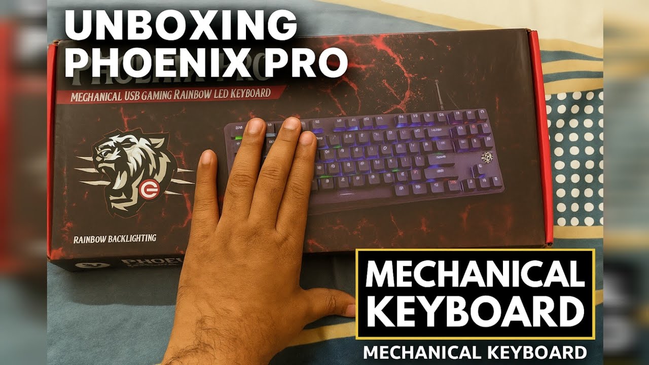 Unboxing the PHOENIX PRO! Mechanical RGB Gaming Keyboard! - YouTube