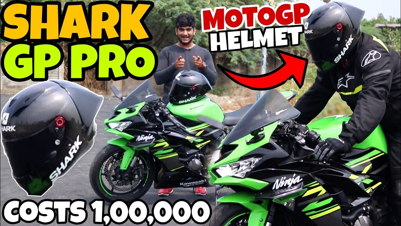 1 LAKH WORTH HELMET - SHARK GP PRO | MOTOGP CARBON FIBER HELMET - YouTube