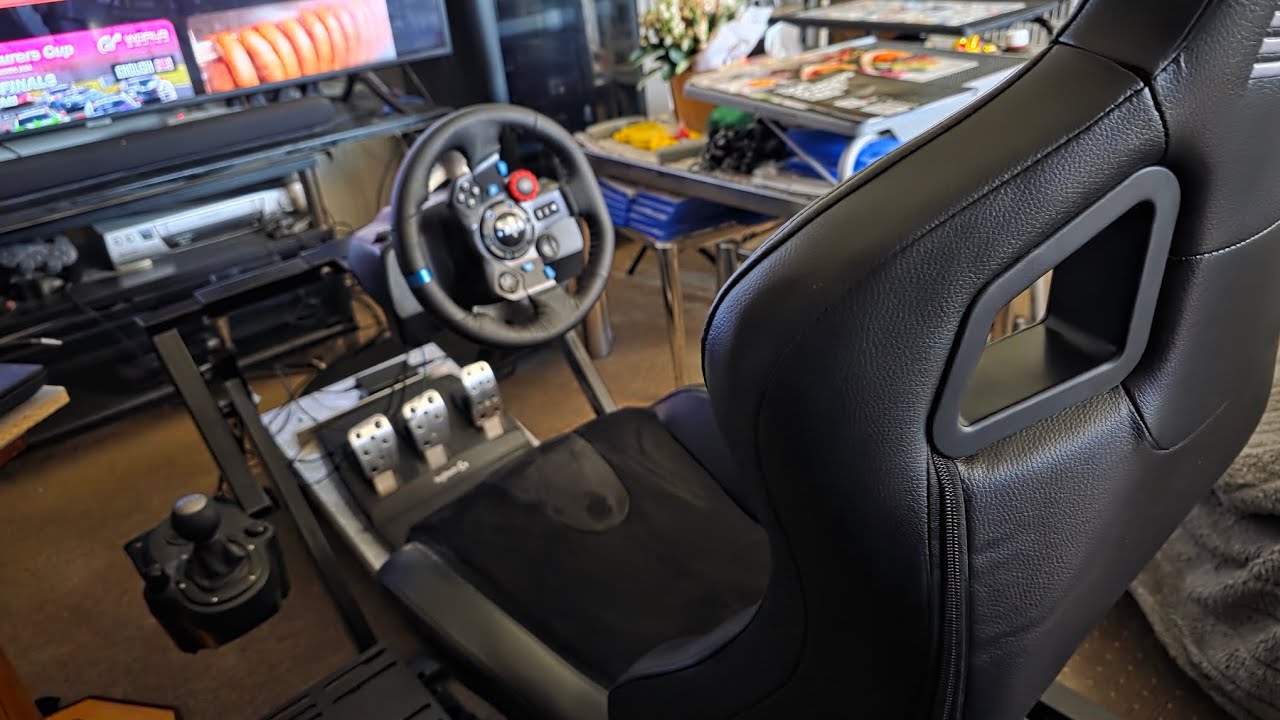Upgrading my racing cockpit & wheel. - YouTube