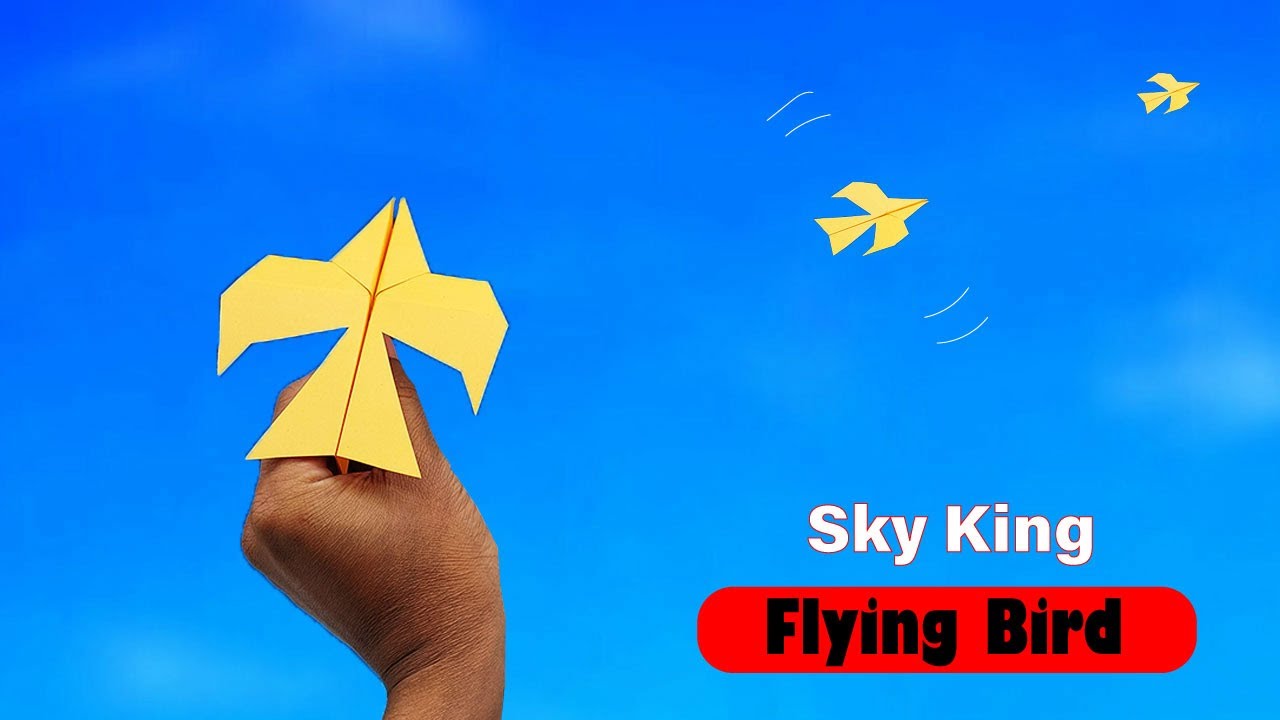 Sky King Bird - How to Make Higher Flying Bird Plane - Bird Plane ...