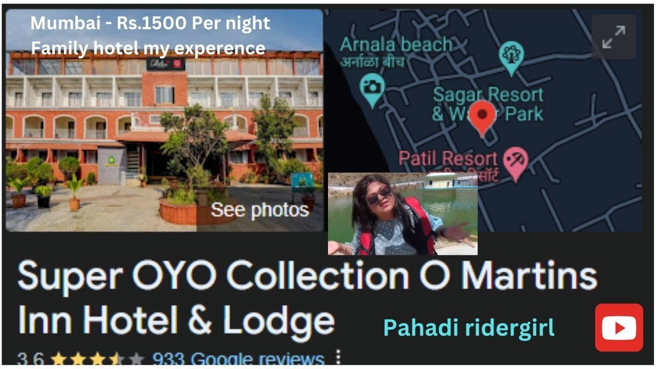 Martin's Inn best family hotel with swimming pool || 1700.00 Virar ...