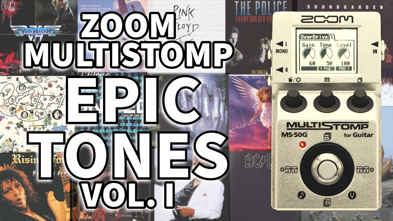 Zoom MultiStomp EPIC TONES Vol. I - Presets Pack - YouTube