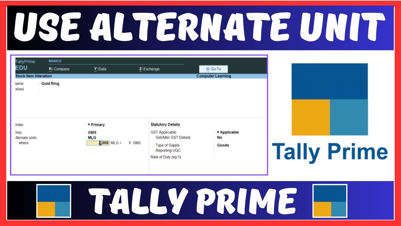 How To Create Alternate Units In Tally Prime In Hindi YouTube how-to-create-alternate-units-in-tally-prime-in-hindi-youtube