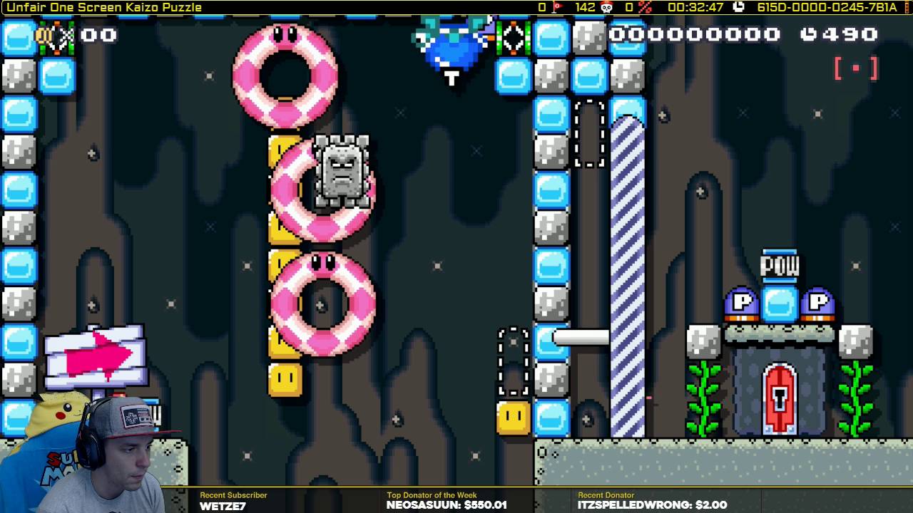 The hardest simple one screen puzzle I have played-Mario Maker - YouTube