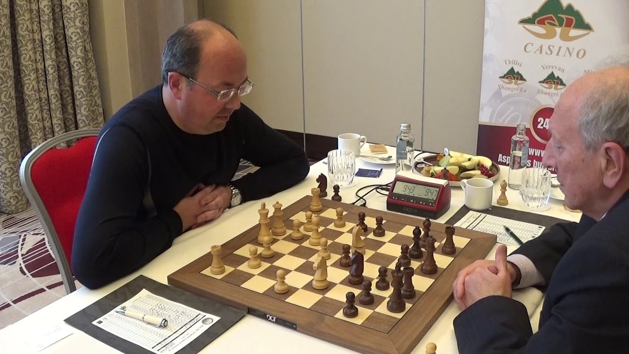 Oleg Skvortsov - GM Evgeny Sveshnikov, Match at Kempinski Riga, Sicilian 2.b3, Rapid, PART II ...