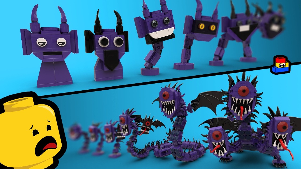 LEGO Sprunki: Building Phases 1 to 12 (DURPLE) - Sprunki Incredibox ...