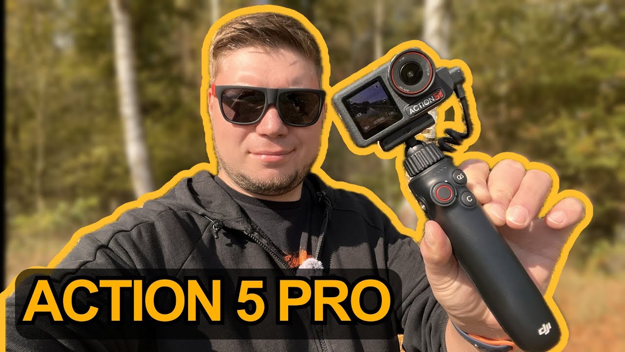 DJI Action 5 PRO - pro kamera sportowa? test/pierwsze wrażenia - YouTube