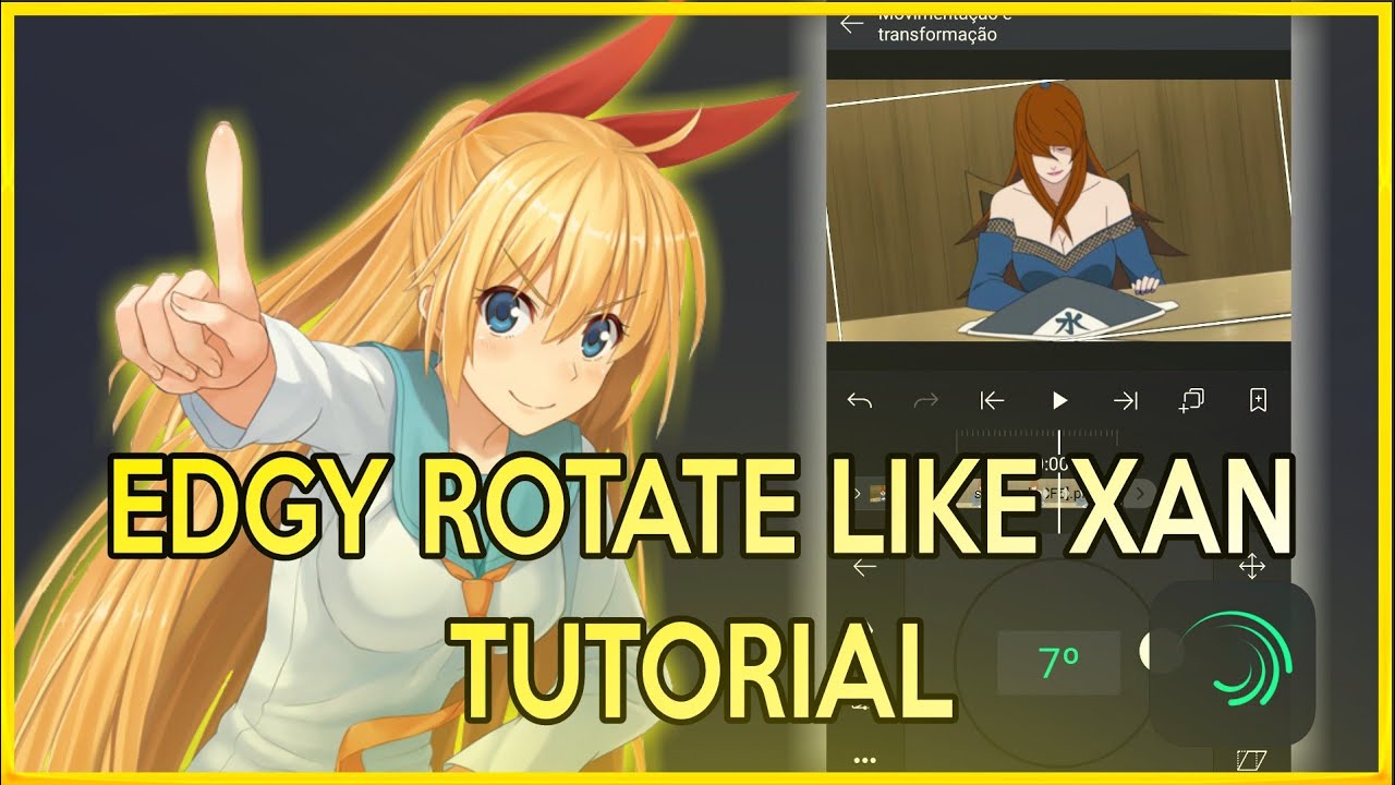 TUTORIAL EDGY ROTATE LIKE XANDROS | ALIGHT MOTION - YouTube