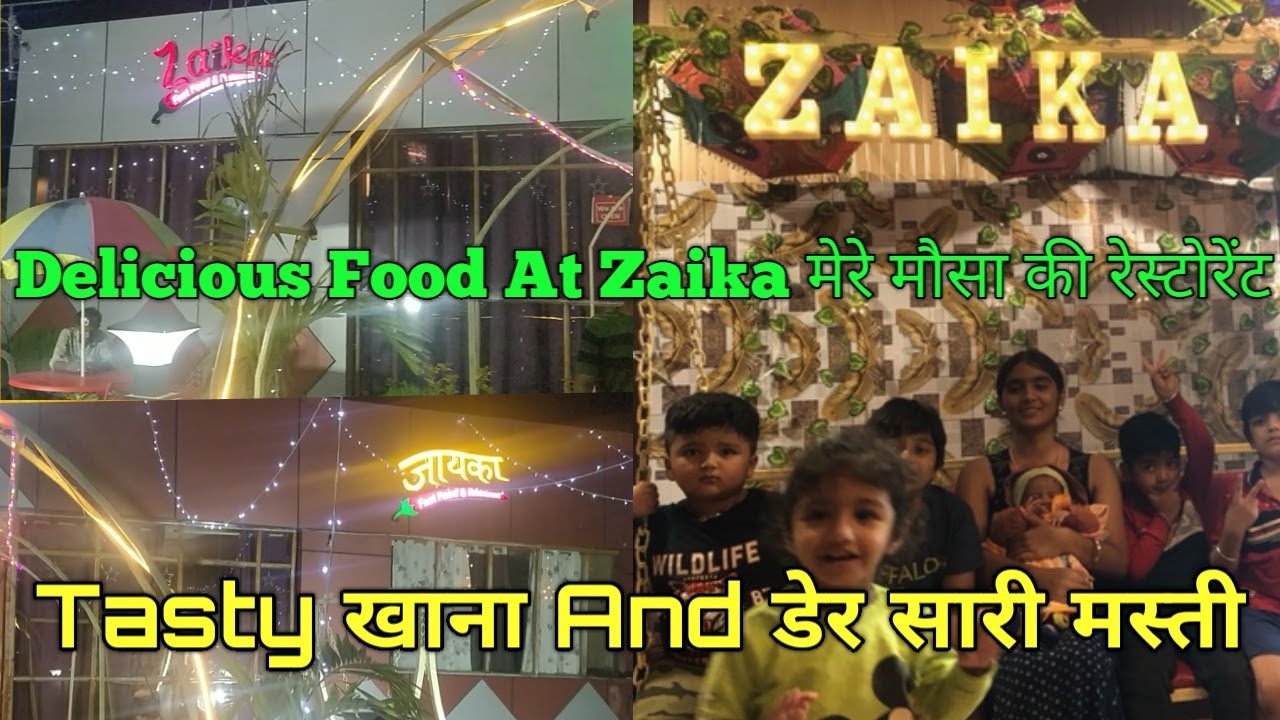 Shubh And Rishi Family Show | Tasty Food At Zaika Restaurant | Best ...