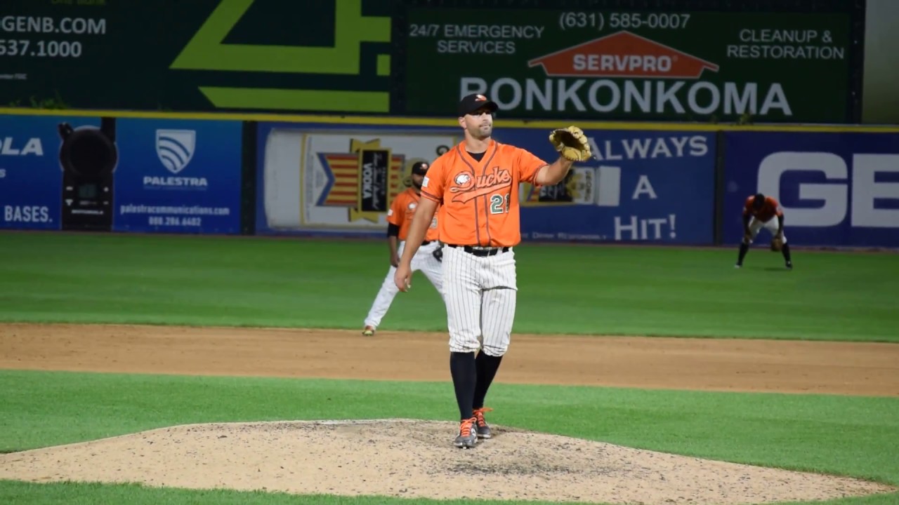 MLB David Aardsma Pitching LI Ducks HD - YouTube