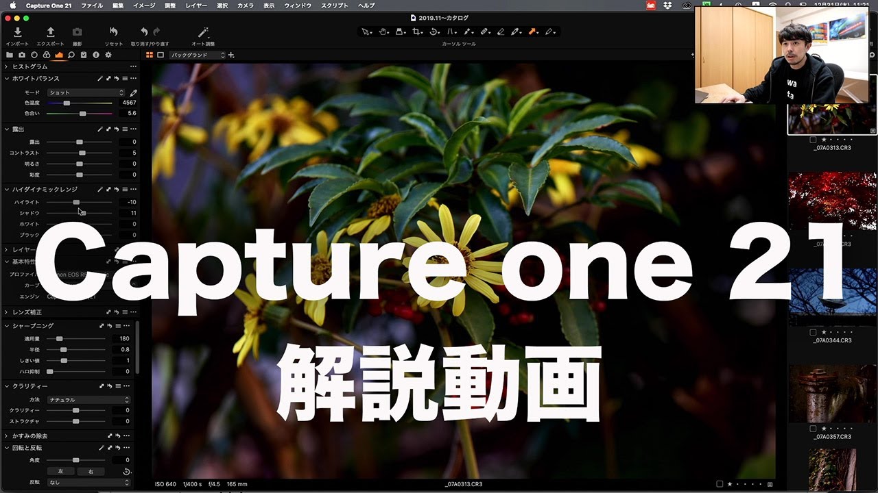 Capture one21解説 - YouTube