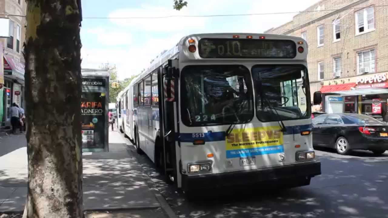 MTA Bus Company: 2002 New Flyer D60HF # 5513 on the Q10 Limited - YouTube