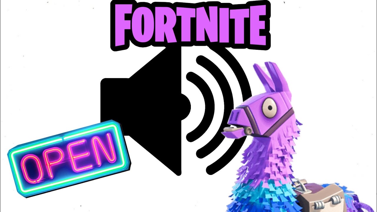 Sound Effect - Fortnite Llama Opening - YouTube