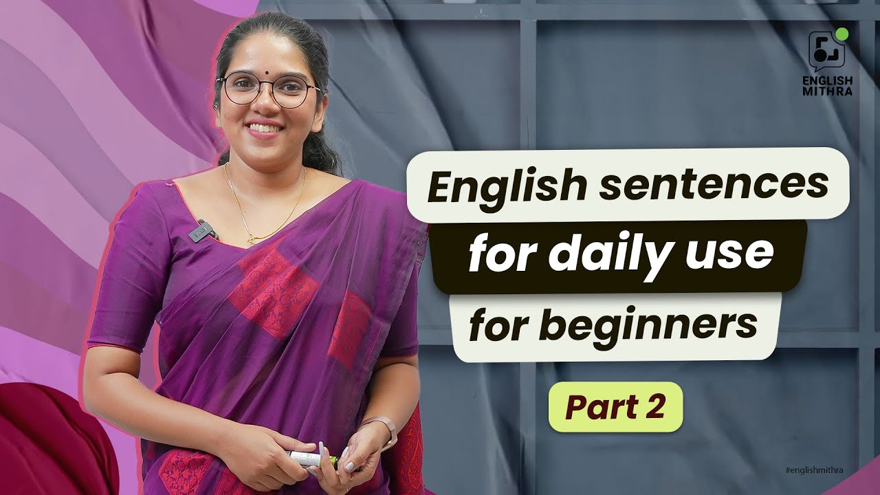 Essential sentences for beginners - part 2 - YouTube
