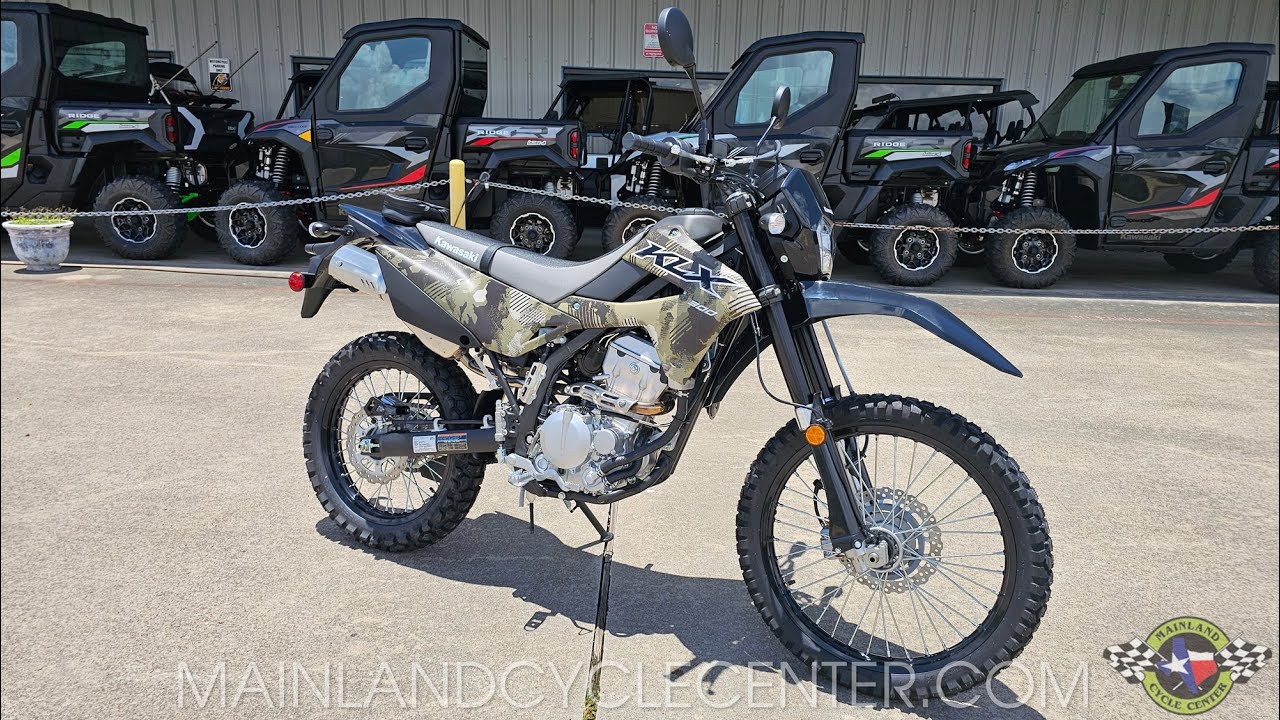 2026 KAWASAKI KLX 300 CAMO WALK-AROUND - YouTube