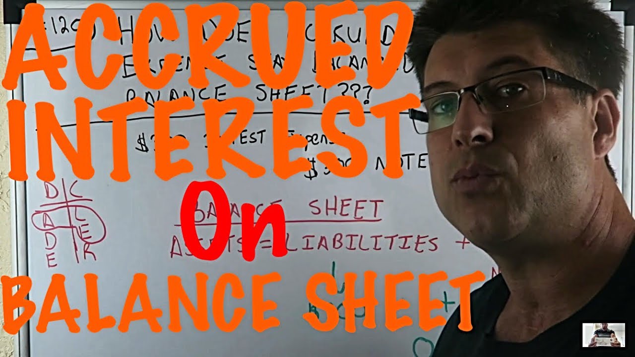 Accrued Interest Expense Balancing on the Balance Sheet / Accounting ...