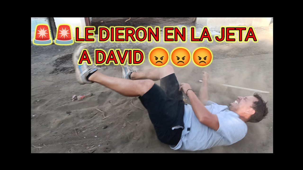 EN LA MERA JETA DAVID CAE MUY MAL 😱😱😱😱 - YouTube