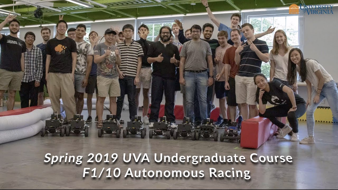 F1/10 Undergraduate Course at UVA [Spring 2019] - YouTube
