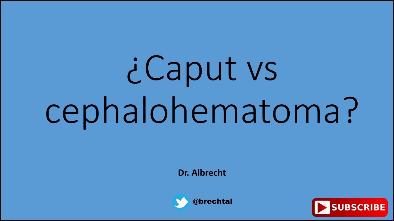 Peds Review: Caput vs cephalohematoma - YouTube