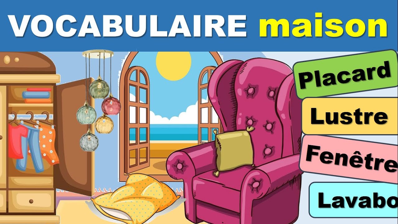APPRENDRE le vocabulaire de la maison / Kitchen vocabulary in french ...