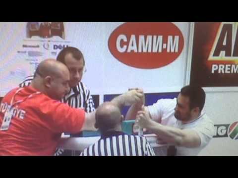 zurab baxtiyarov vs sureyya aice european armwrestling championships 2009