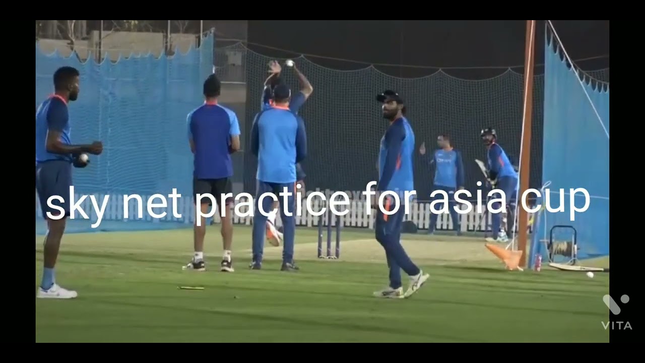 Tema India net practice /sky net practice for asia cup 2022 - YouTube