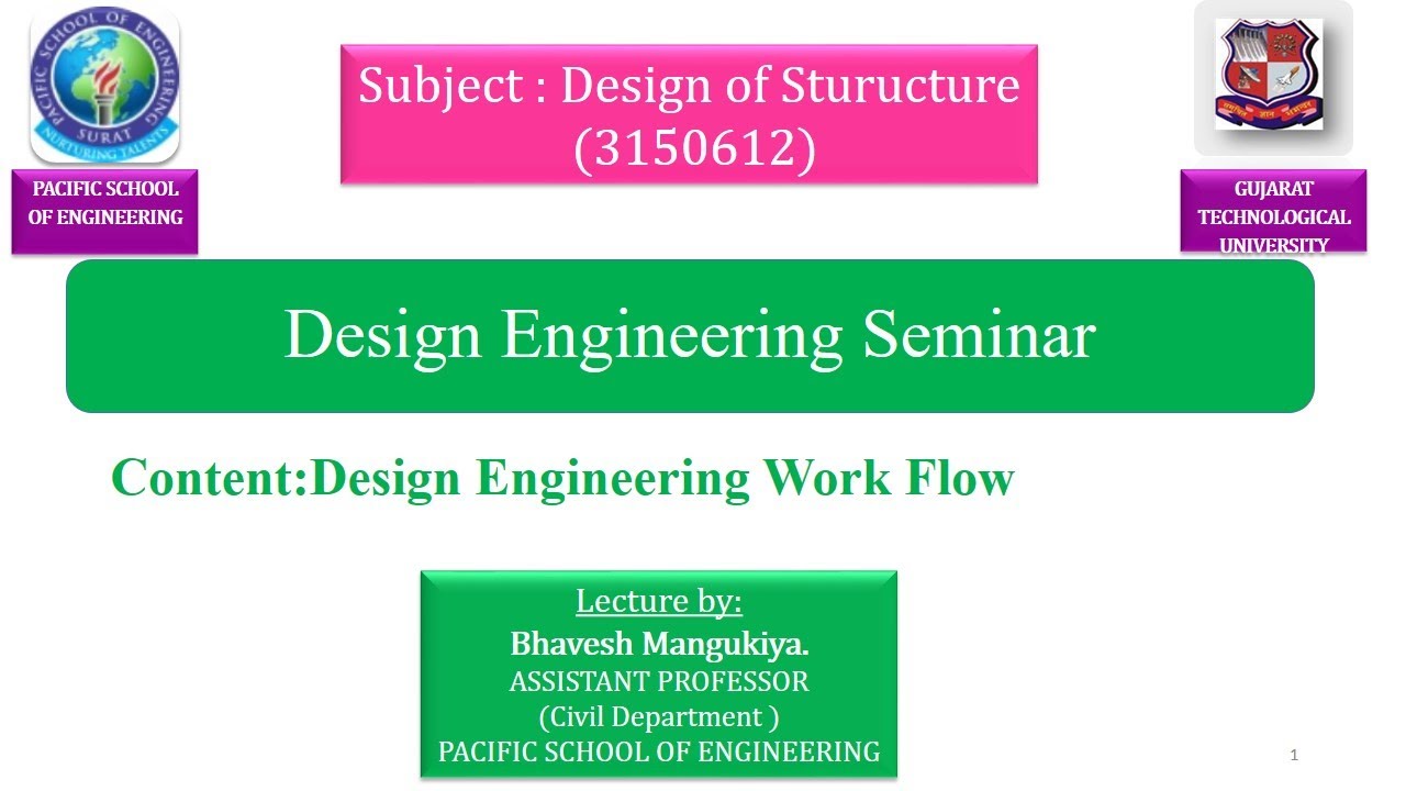 Design Engineering Seminar - YouTube
