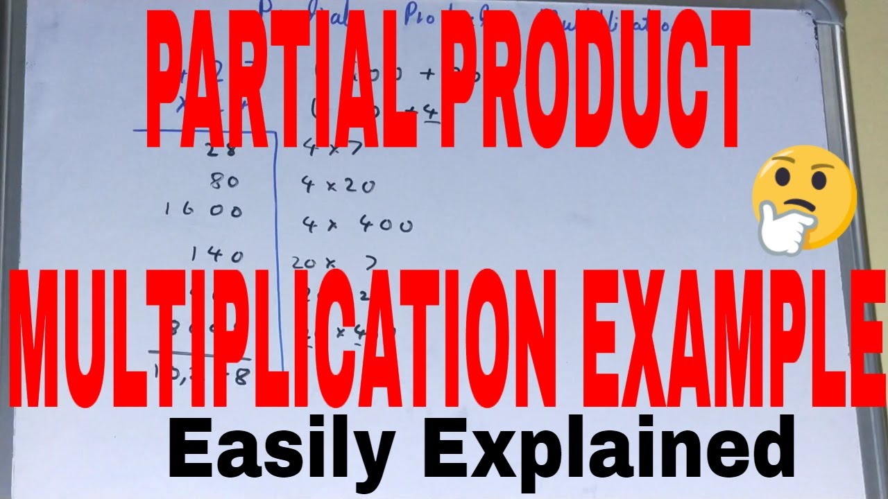 Partial Product Multiplication How To Do Partial Products Partial Product Multiplication How To Do Partial Products