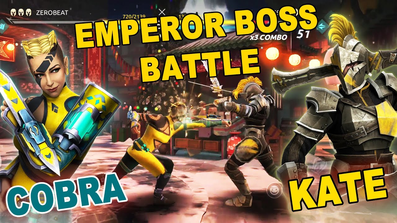 Perfect Boss Fighting - KATE Vs COBRA 💀🔥 || Shadow Fight 4 Arena - YouTube