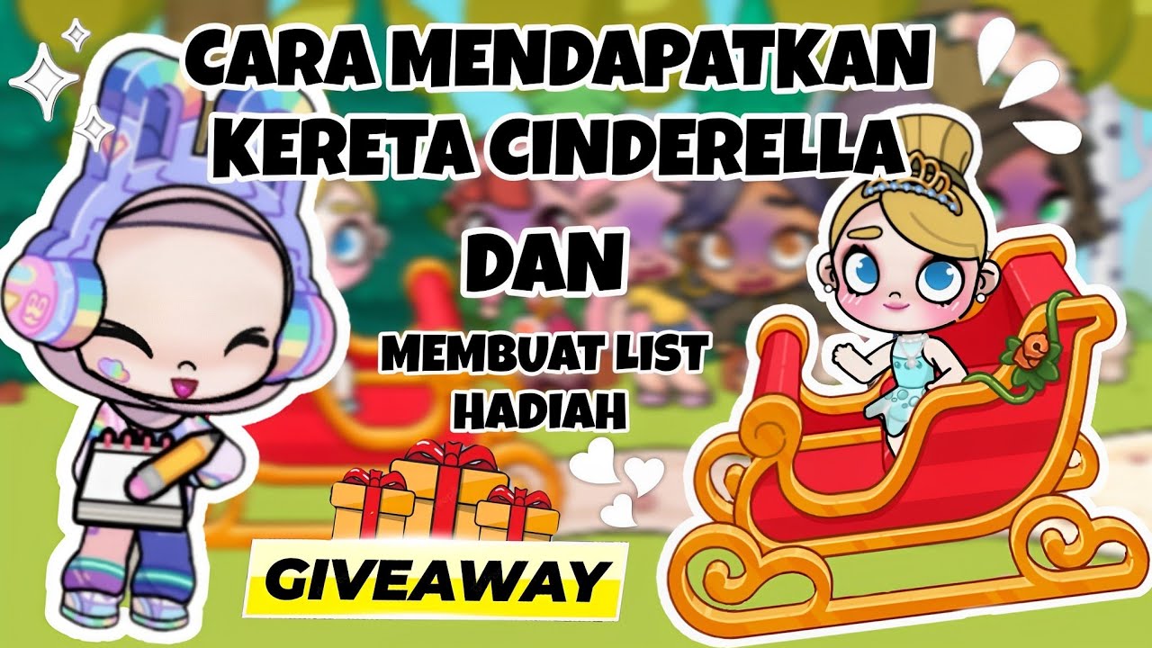 Game Pazu Avatar World | Cara Mendapatkan Kereta Cinderella dan Membuat ...