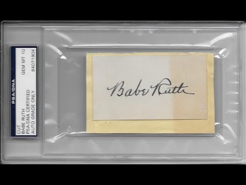 What Is A Certified Autographed From Babe Ruth Baseball Worth