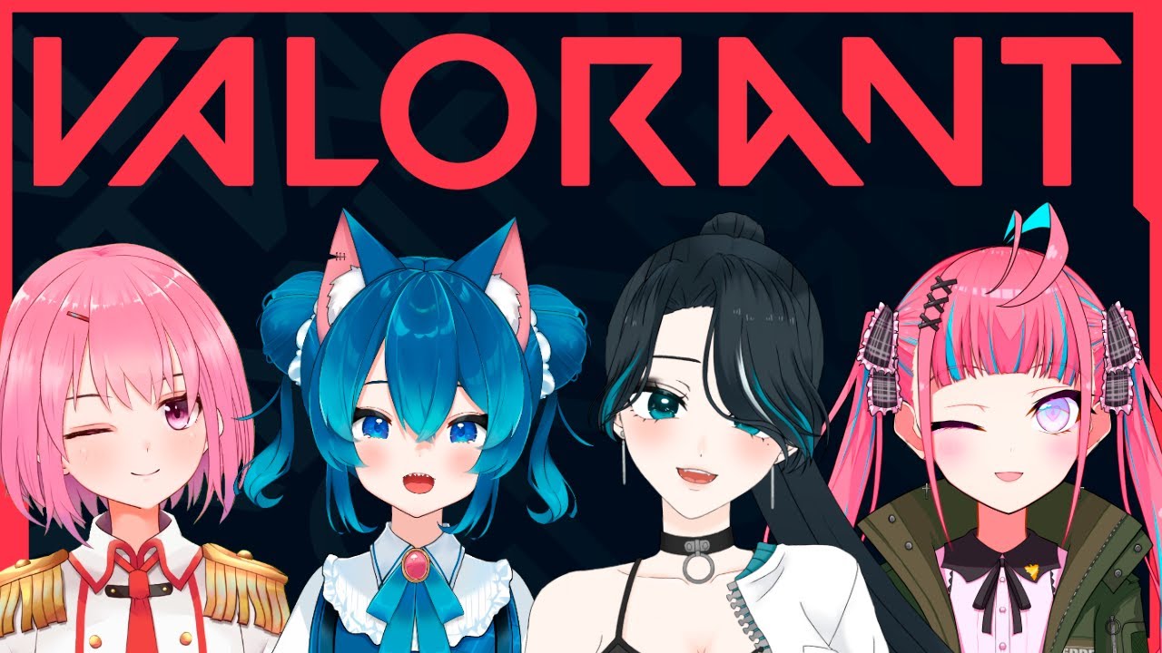 【VALORANT】4人で遊ぶぞ！【Vtuberコラボ】 - YouTube