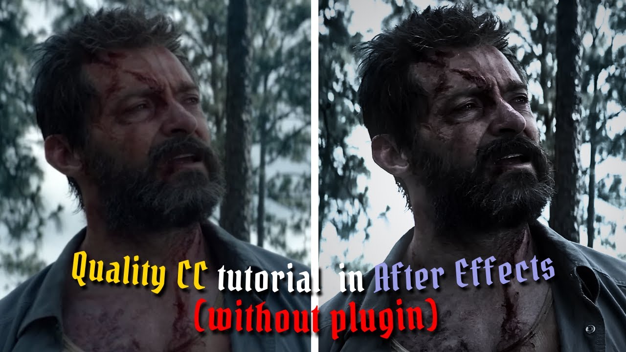 How To Make Quality CC in After Effects (without plugin) | Tutorial | _logan_ - YouTube