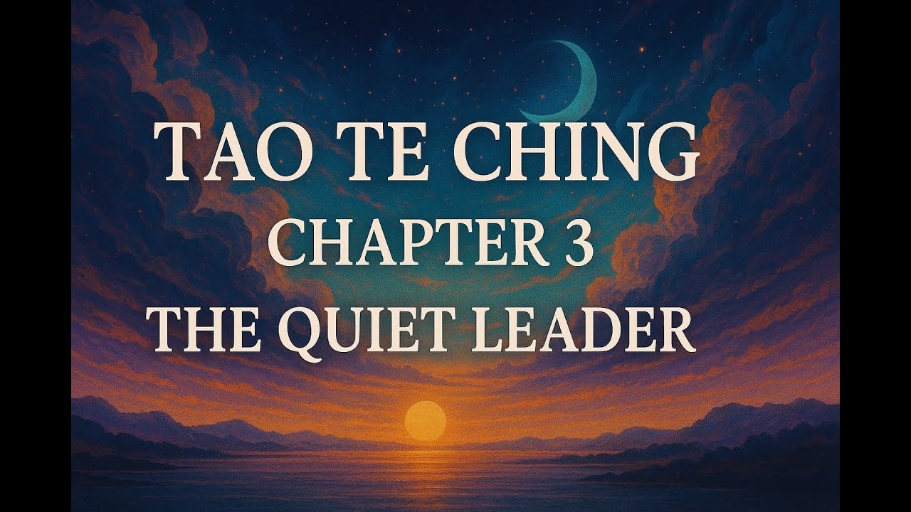 Tao Te Ching – Chapter 3 | The Quiet Leader - YouTube