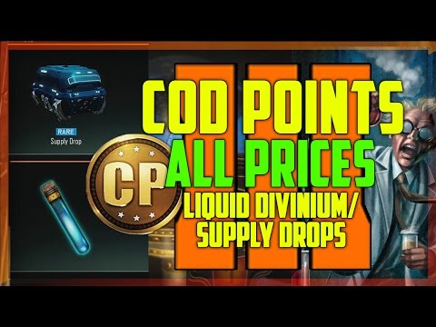 All Cod Points Prices for Zombies & Multiplayer (Text Version in ...