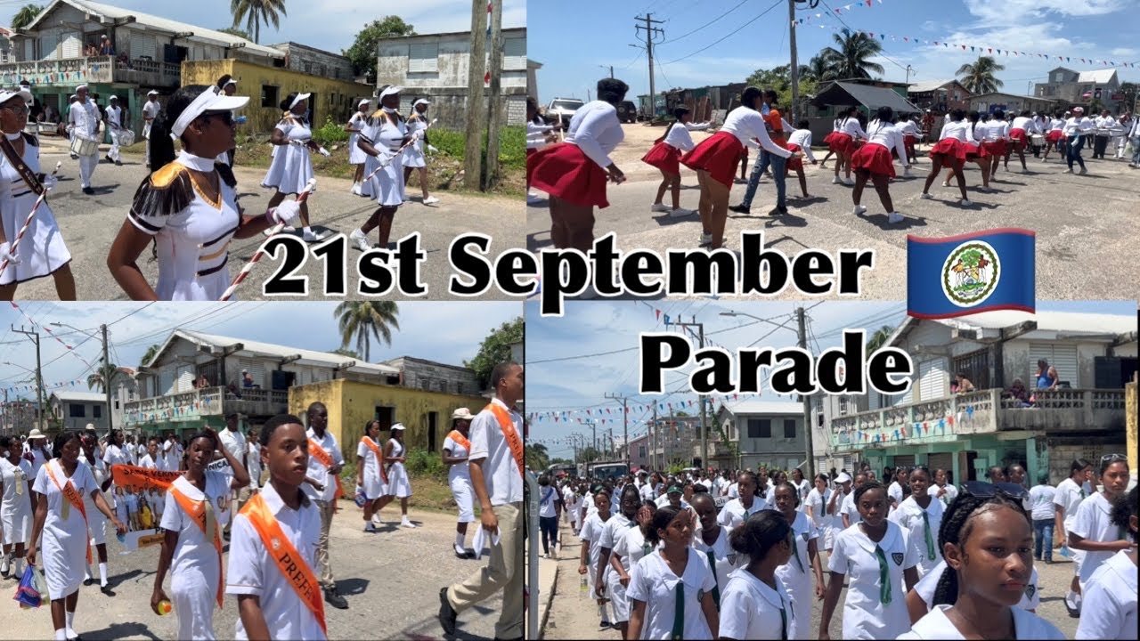 Independence parade in Belize city 2023 - YouTube