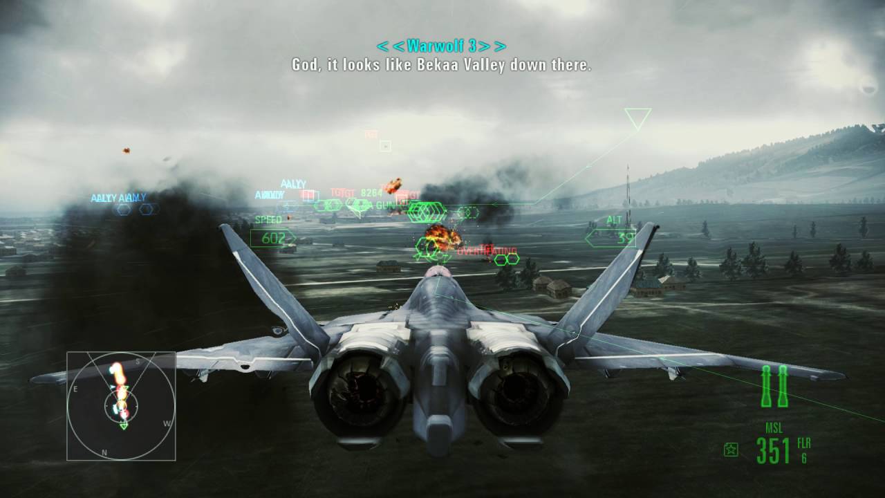 Ace Combat Assault Horizon Enhanced Edition CFA 44 Nosferatu Mission ...