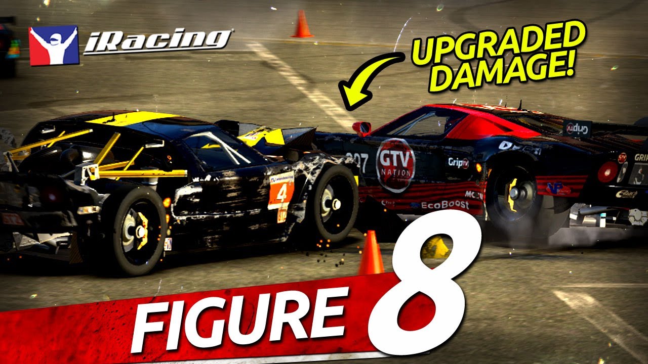Figure 8 Race with NEW Damage Model iRacing - YouTube