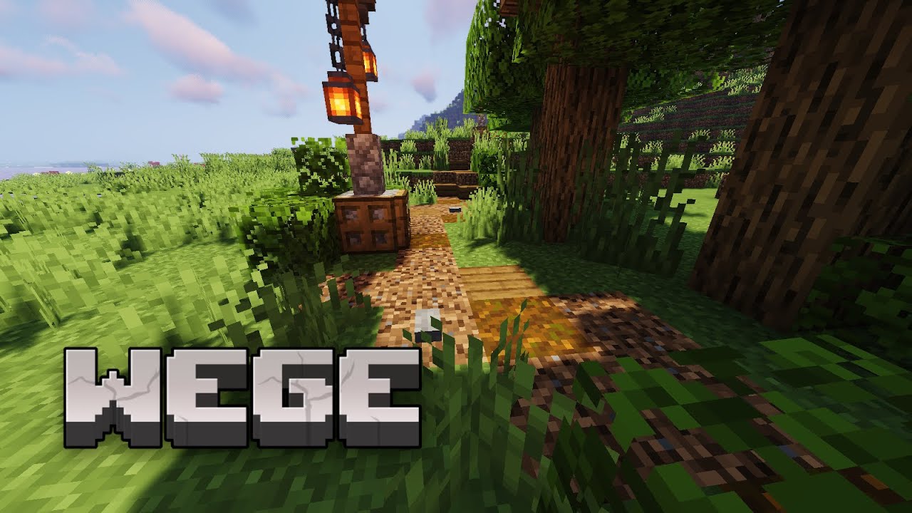 Tutorial - Schöne Wege Minecraft - YouTube