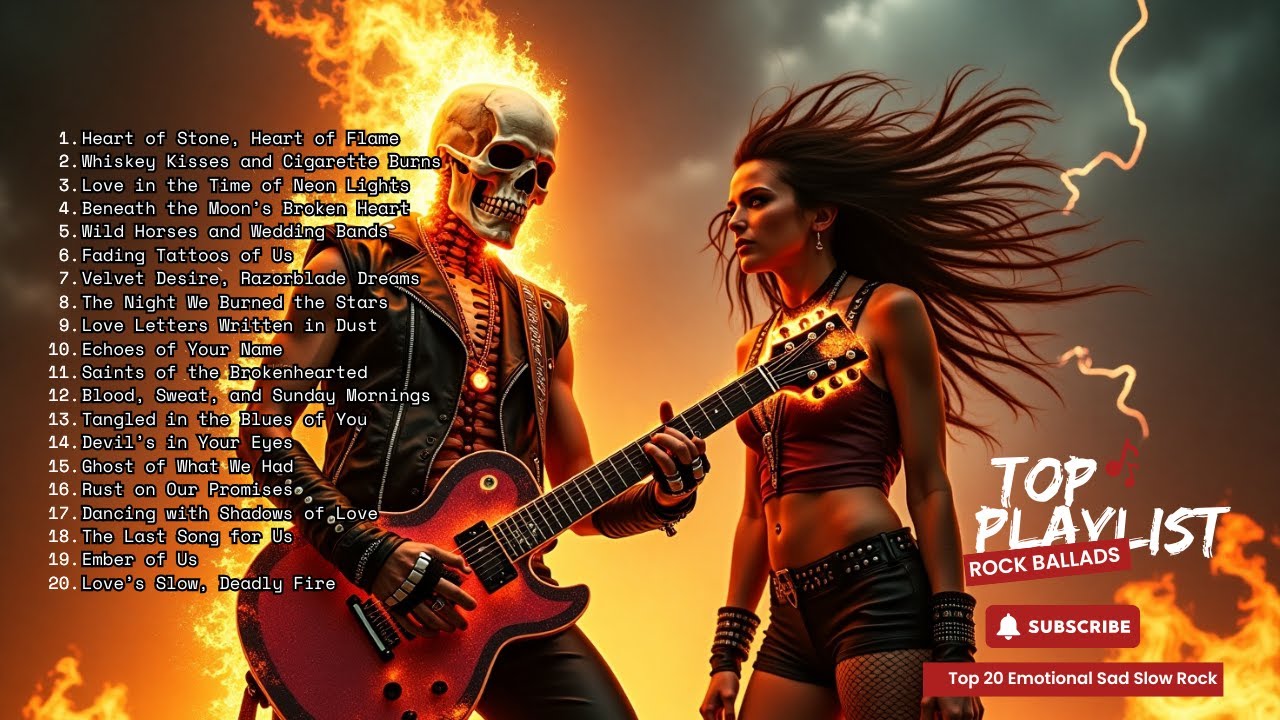 Romantic Rock Ballads PLAYLIST / Emotional Selection / FULL ALBUM 2025 ...