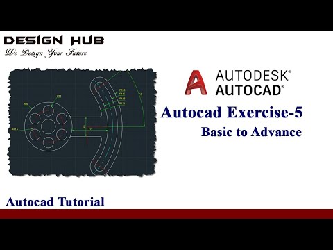 AutoCAD exercise 5 | basic to advance| - YouTube