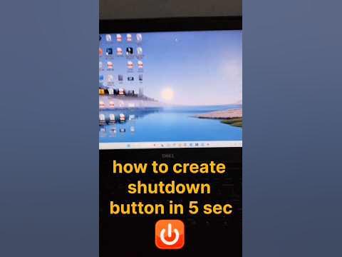 How to create shutdown button in 5 sec #shorts #technical #technology - YouTube