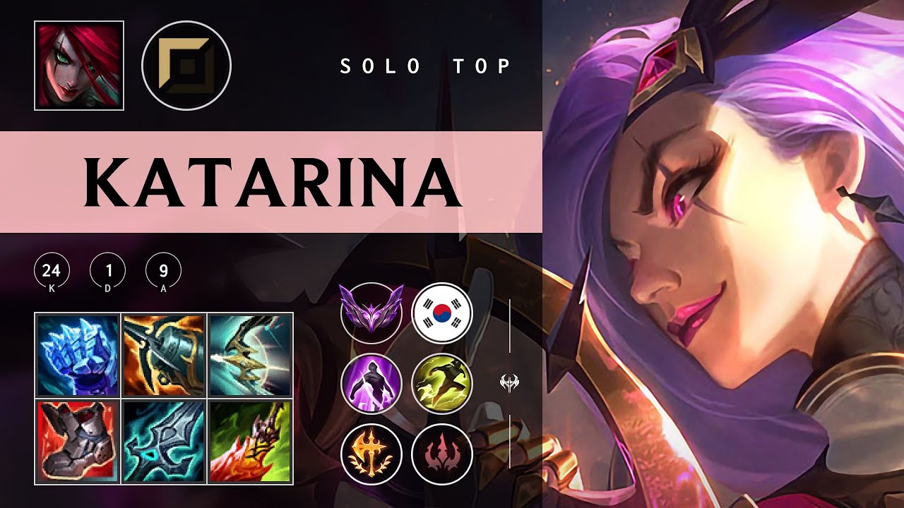 Katarina Top vs Yasuo - KR Master Patch 25.24 - YouTube