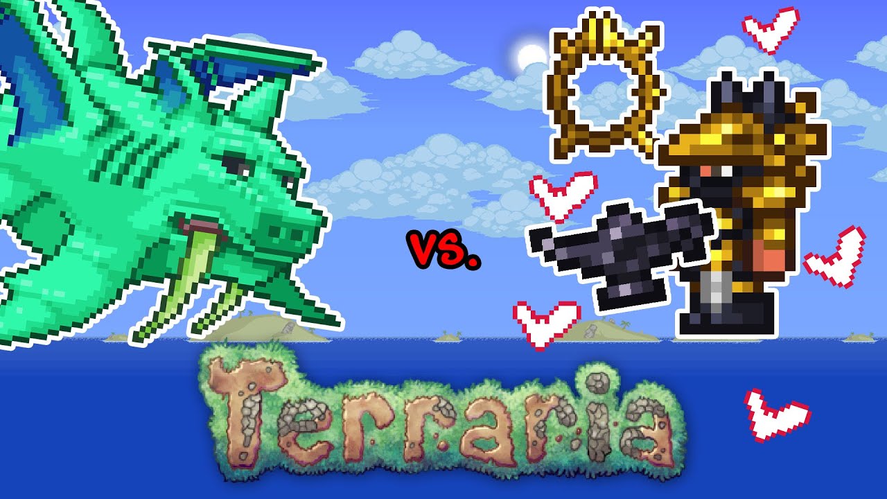 Master Mode Pre-Mech Boss Duke Fishron - Terraria - YouTube