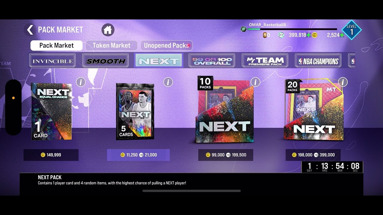 Opening 400K MT Worth Of The *NEW* NEXT Packs In NBA 2K24 MyTeam! Are They Worth Opening? - YouTube