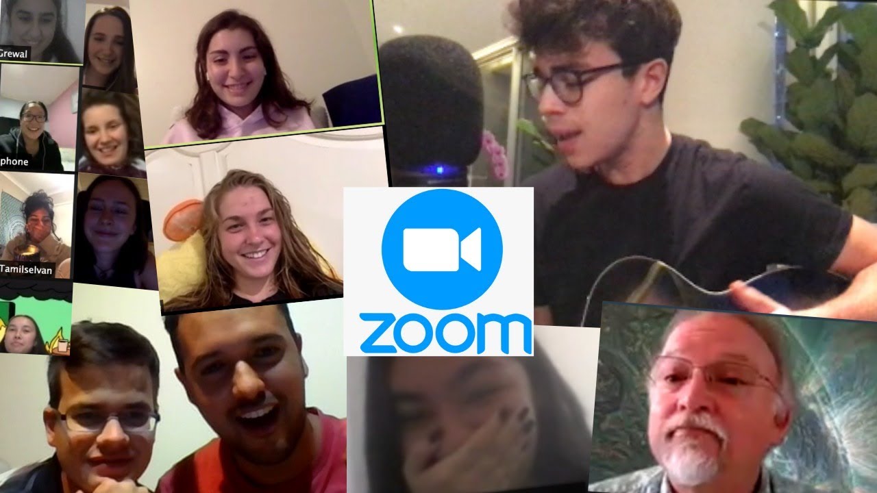 Singing for Random People on ZOOM #zoombombing - YouTube
